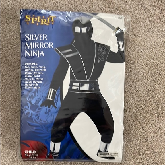 Spirit | Costumes | Spirit Silver Mirror Ninja Kids Costume | Poshmark